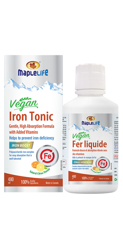 Buy MapleLife Vegan Iron Tonic Liquid at Well.ca | Free Shipping $35 ...