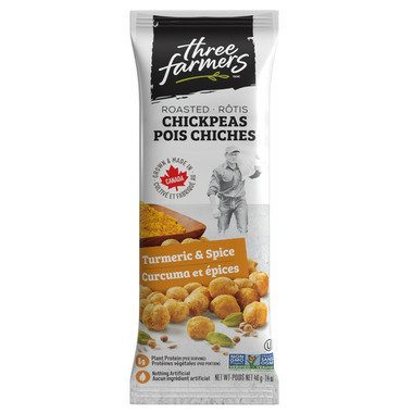 Buy Three Farmers Roasted Chickpeas Turmeric and Spice at Well.ca ...