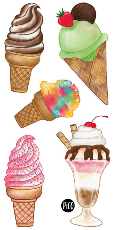 Buy PiCO Ice Cream Cones Temporary Tattoos at Well.ca | Free Shipping ...
