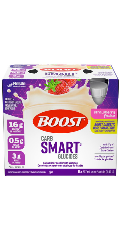 Buy Boost Carb SMART Strawberry at Well.ca | Free Shipping $35+ in Canada