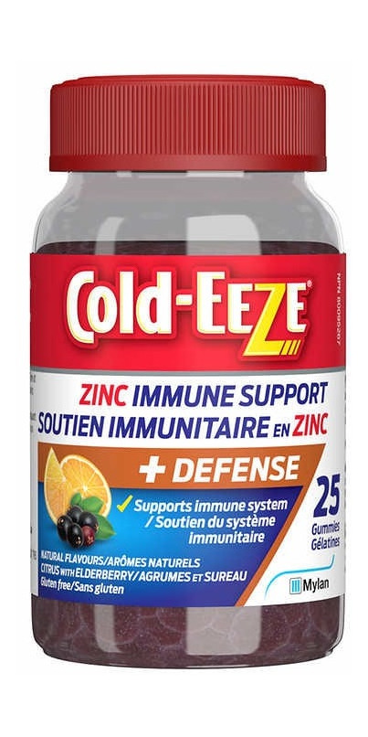 Buy Cold-Eeze Zinc Immune Support Gummies Citrus Elderberry at Well.ca ...