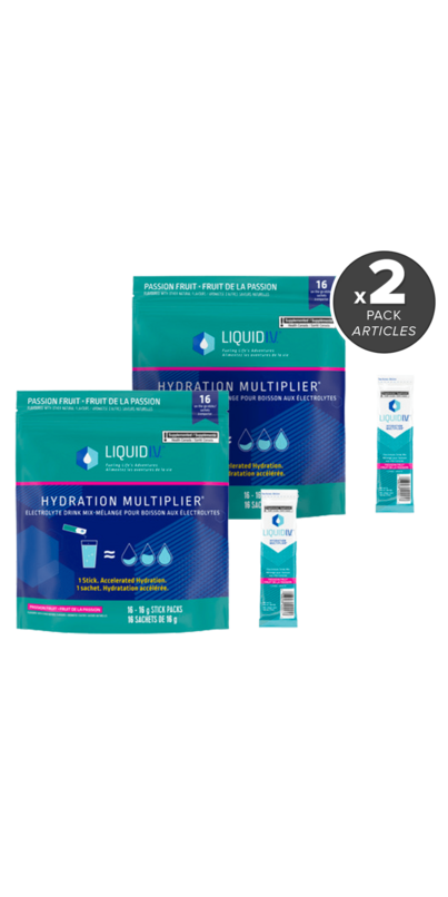 Buy Liquid I.V. Hydration Multiplier Electrolyte Drink Mix Passion ...