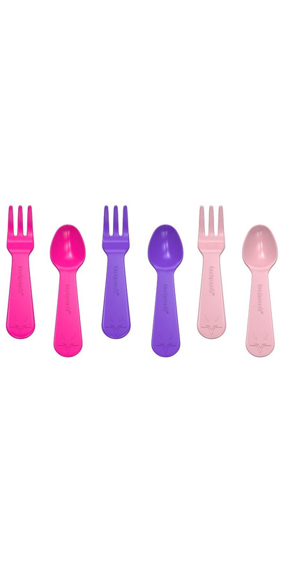 Buy Lunch Punch Fork and Spoon Sets Pink at Well.ca | Free Shipping $35 ...