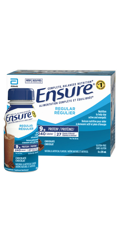 Buy Ensure Regular Nutrition Shake Chocolate at Well.ca | Free Shipping ...