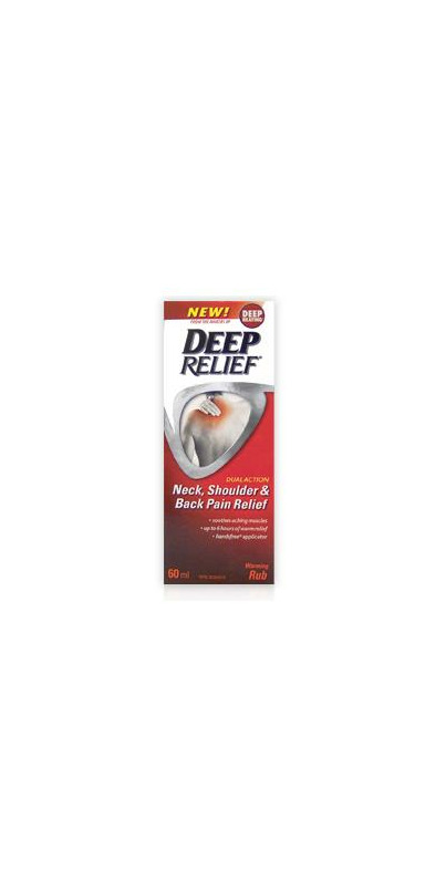 Buy Deep Relief Dual Action Neck, Shoulder and Back Pain Relief at Well ...