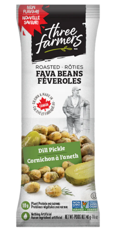 Buy Three Farmers Fava Beans Dill Pickle Snack Pack at Well.ca | Free ...