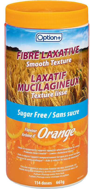 Buy Option+ Fibre Laxative Smooth Texture Sugar Free Orange at Well.ca ...