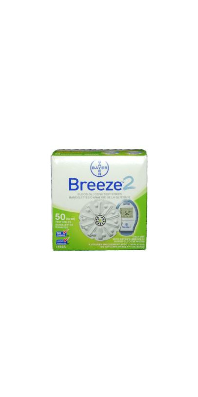 Buy Bayer Breeze 2 Test Strips at Well.ca | Free Shipping $35+ in Canada