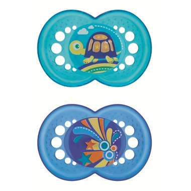 Buy Mam Silicone Crystal Pacifier Blue at Well.ca | Free Shipping $35 ...