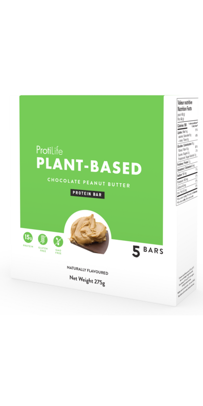 Buy ProtiLife Plant-Based Chocolatey Peanut Butter Protein Bar Case at ...