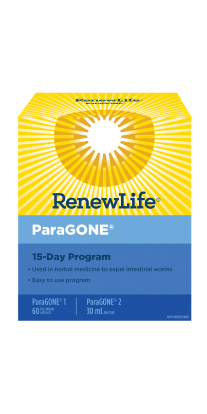 Buy Renew Life ParaGONE 15-Day Program Advanced Parasite Cleansing ...