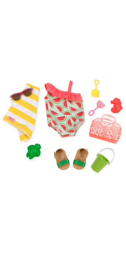 Buy Our Generation Slice of Fun Watermelon Bathing Suit Outfit at Well ...