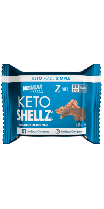 Buy No Sugar Company Keto Shellz Dark Chocolatey Caramel Pecan at Well ...