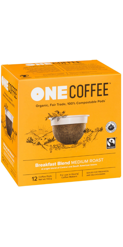 Buy OneCoffee Organic Single Serve Coffee Breakfast Blend Medium Roast ...