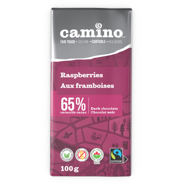 Buy Camino Raspberries Dark Chocolate Bar at Well.ca | Free Shipping ...
