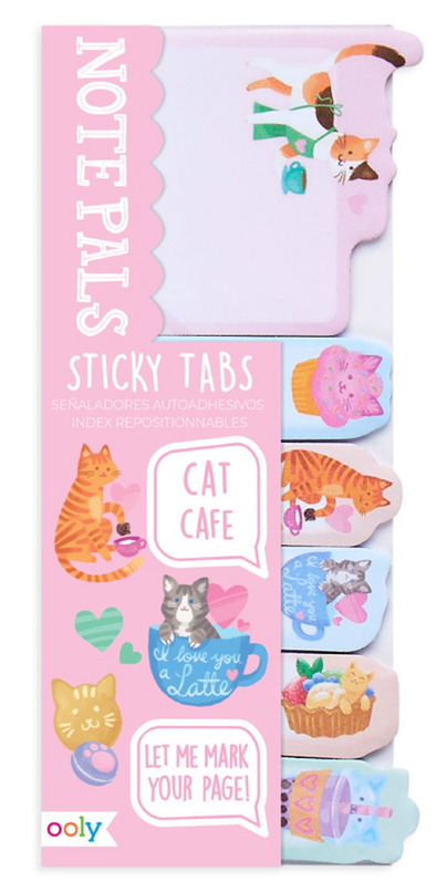 Buy OOLY Note Pals Sticky Tabs Cat Cafe at Well.ca | Free Shipping $35 ...