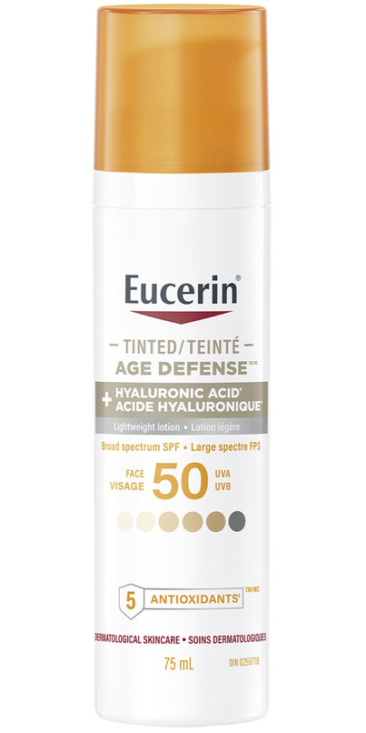 Buy Eucerin Tinted Age Defense Face Sunscreen Lotion SPF 50 at Well.ca ...