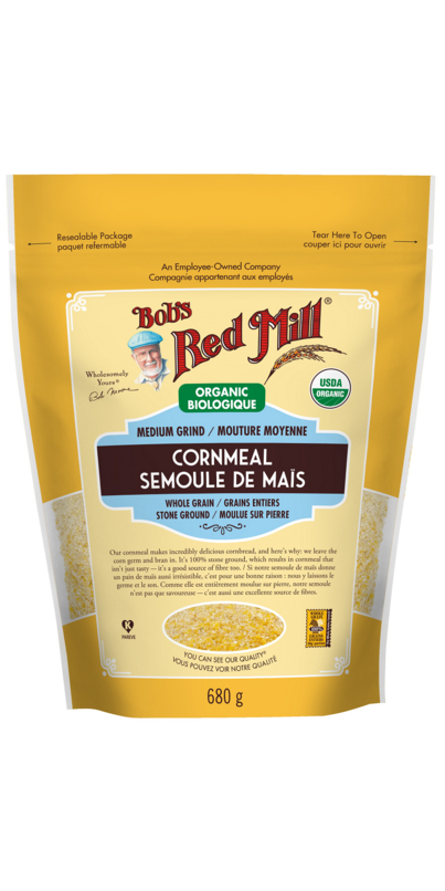 Buy Bob's Red Mill Organic Medium Grind Whole Grain Cornmeal at Well.ca ...
