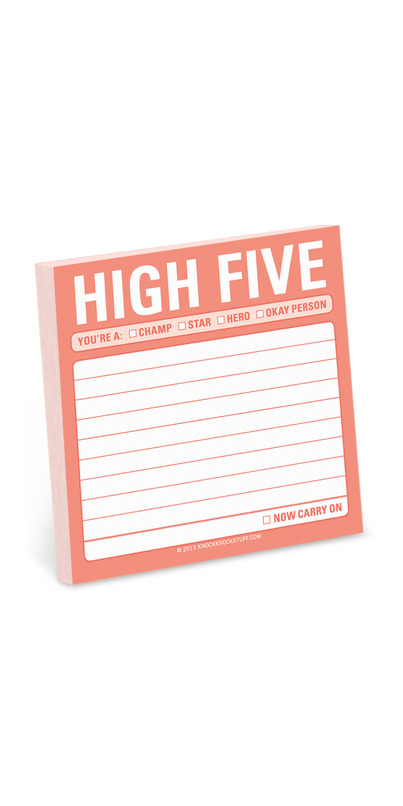 Buy Knock Knock High Five Sticky Notes at Well.ca | Free Shipping $35 ...