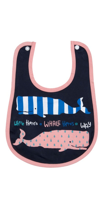 Buy Hatley Little Blue House Infant Coated Bib Girly Whales at Well.ca ...