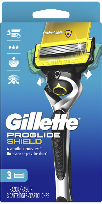 Achetez le rasoir Gillette ProGlide Shield avec manche et 3 recharges ...