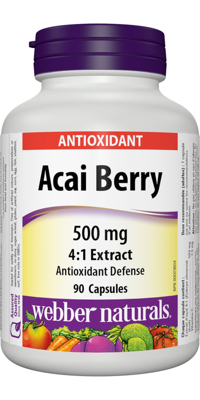 Buy Webber Naturals Acai Berry at Well.ca | Free Shipping $35+ in Canada