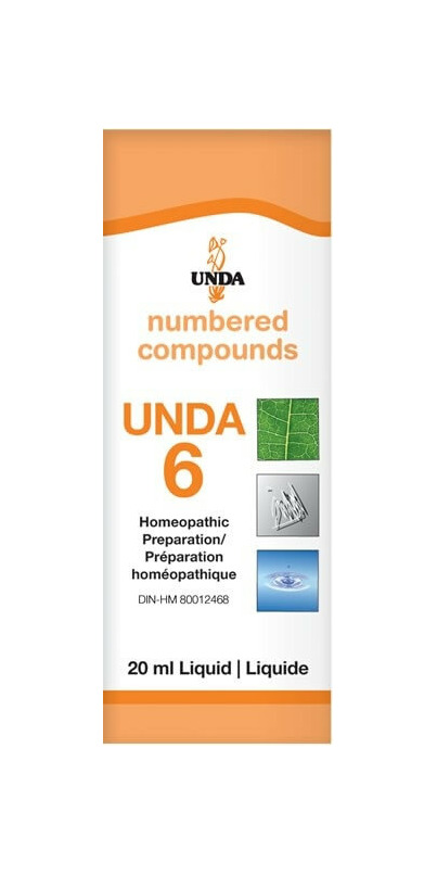 Buy UNDA Numbered Compounds UNDA 6 Homeopathic Preparation at Well.ca ...