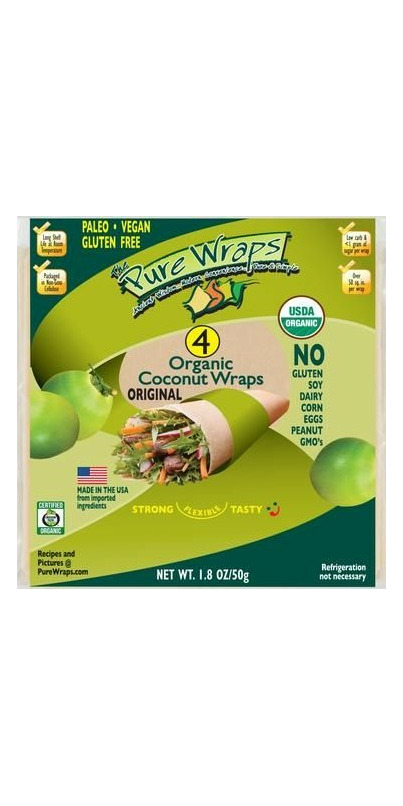 Buy The Pure Wraps Organic Coconut Original at Well.ca | Free Shipping ...