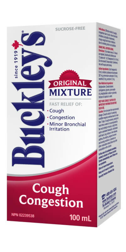 Acheter le sirop Buckley's Cough Congestion Original Mixture chez Well ...