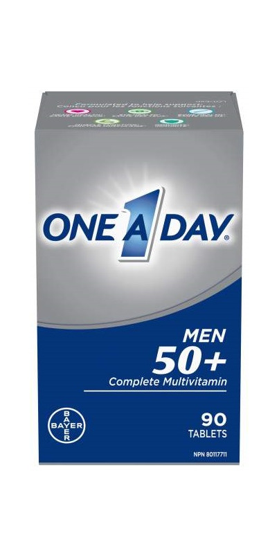 Buy One A Day Men 50+ Multivitamin Tablets at Well.ca | Free Shipping ...