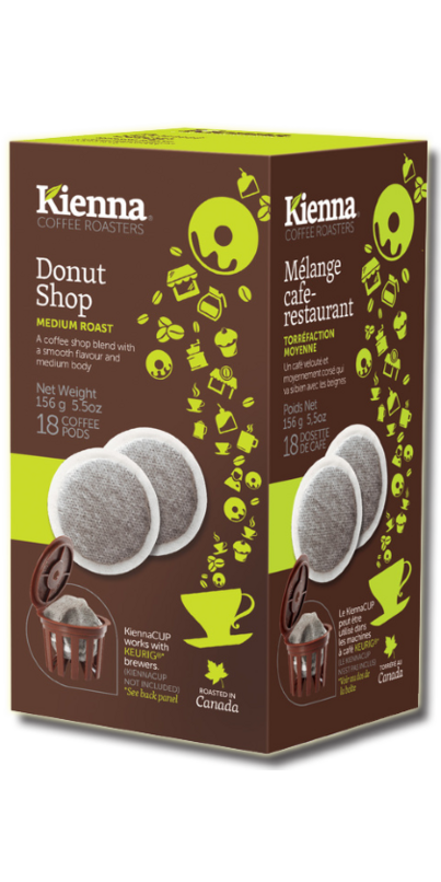 Buy Kienna Coffee Roasters Donut Shop Coffee Pods at Well.ca | Free ...