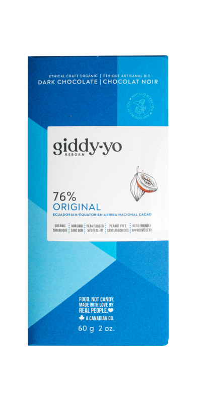 Buy Giddy Yo Organic Chocolate Bar Original at Well.ca | Free Shipping ...
