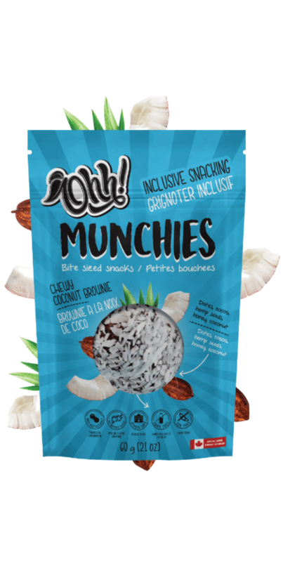 Buy Ohh! Foods Munchies Chewy Coconut Brownie Bite Sized Snacks at Well ...