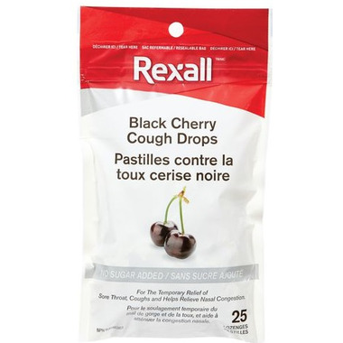 Buy Rexall Cough Drops Black Cherry at Well.ca | Free Shipping $35+ in ...