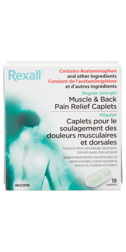 Buy Rexall Muscle And Back Pain Relief at Well.ca | Free Shipping $35 ...
