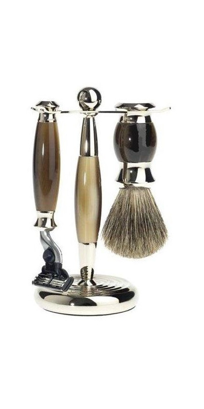 Buy Faux Horn Mach 3 Razor Set in Brown at Well.ca | Free Shipping $35 ...