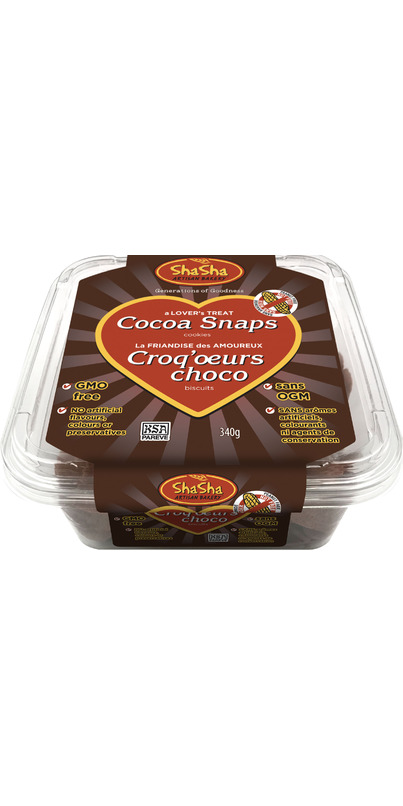 Buy ShaSha Co. Cocoa Snaps at Well.ca | Free Shipping $35+ in Canada
