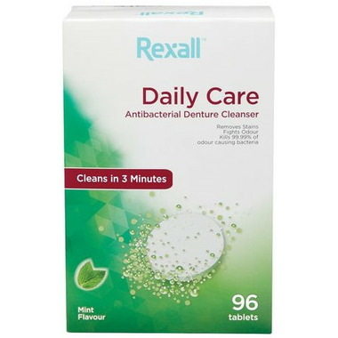 Buy Rexall Antibacterial Daily Care Denture Cleanser Mint Flavour Value ...