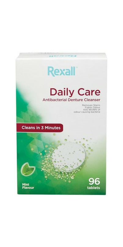 Buy Rexall Antibacterial Daily Care Denture Cleanser Mint Flavour Value ...