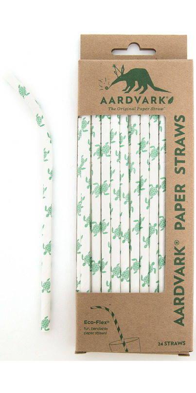 Buy Aardvark Biodegradable Paper Straws Sea Turtle at Well.ca | Free ...