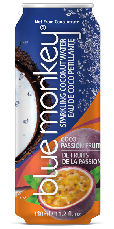 Buy Blue Monkey Sparkling Coconut Water Passion Fruit at Well.ca | Free ...