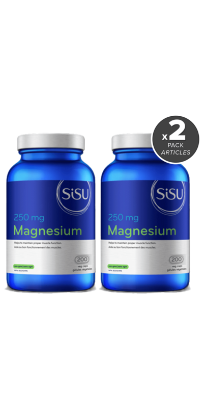 Buy SISU Magnesium 250mg Bundle at Well.ca | Free Shipping $35+ in Canada