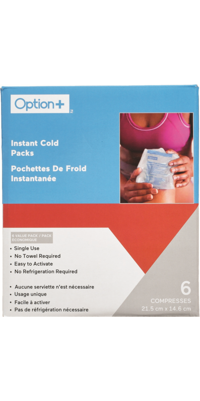 Buy Option+ Instant Cold Pack at Well.ca | Free Shipping $35+ in Canada