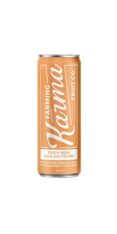 Buy Farming Karma Peach Soda at Well.ca | Free Shipping $35+ in Canada