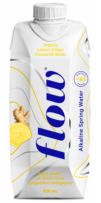 Buy Flow Alkaline Spring Water Organic Lemon Ginger at Well.ca | Free ...