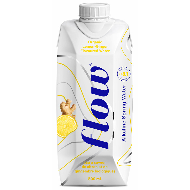 Buy Flow Alkaline Spring Water Organic Lemon Ginger at Well.ca | Free ...