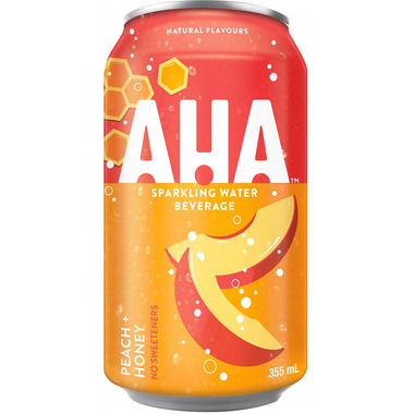 Buy AHA Peach + Honey Sparkling Water at Well.ca | Free Shipping $35+ in Canada