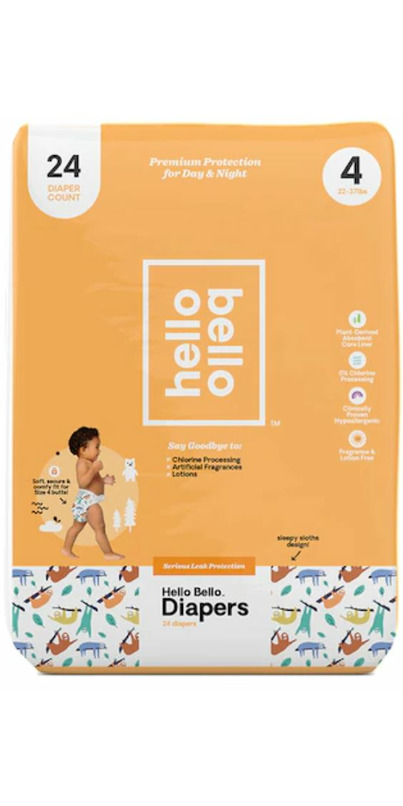 Buy Hello Bello Diapers Sleepy Sloths Print at Well.ca | Free Shipping ...