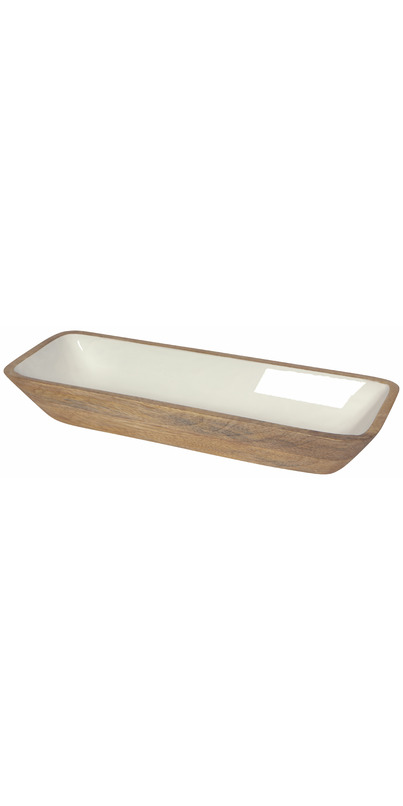 Buy Now Designs Heirloom Rectangle Bowl White Mango Wood at Well.ca ...