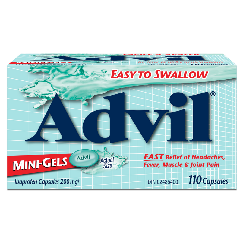 Buy Advil Mini-Gels Ibuprofen 200mg 110 Capsules at Well.ca | Free ...